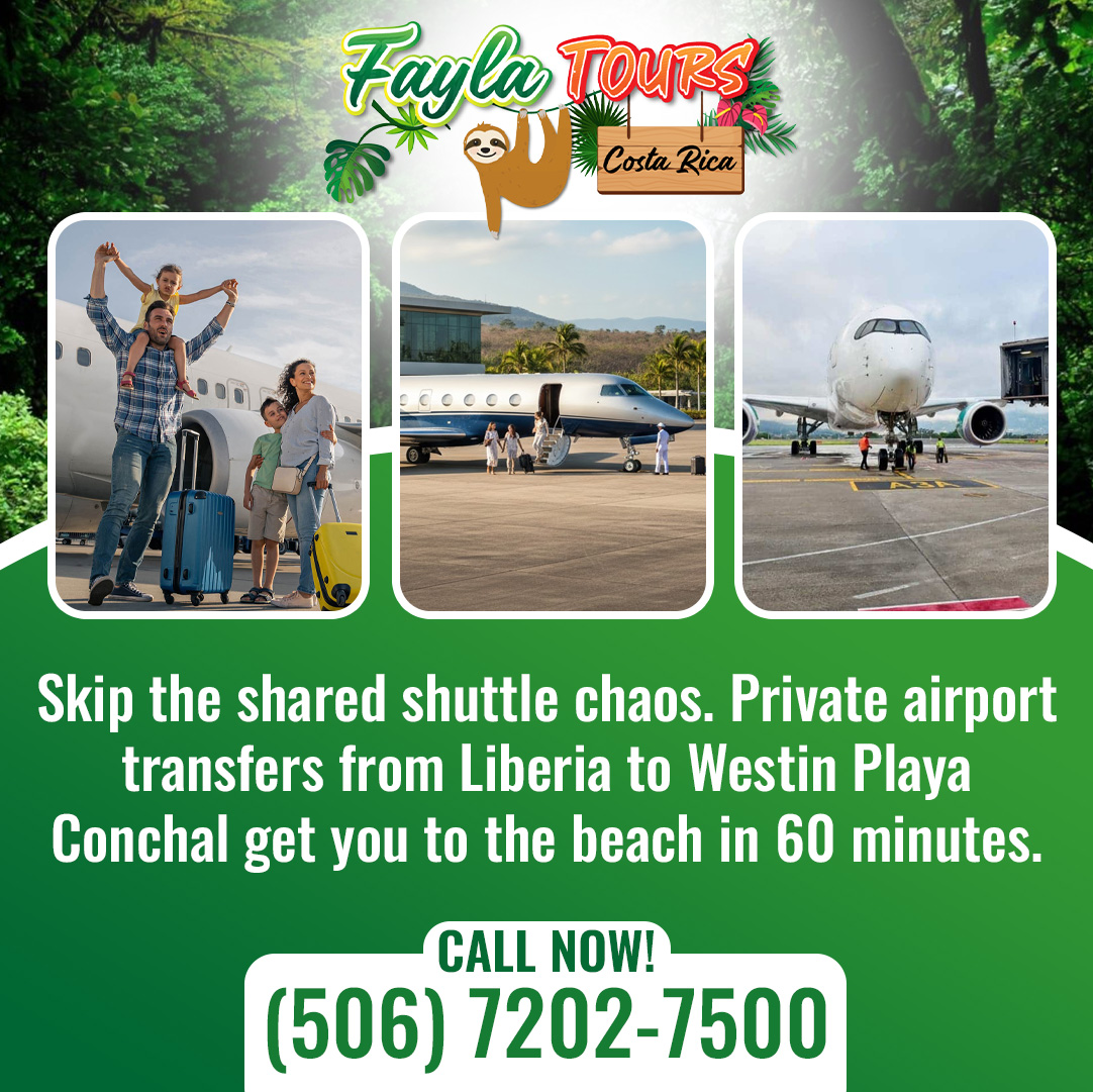 Costa Rica Fayla Tours Offers Extensive Liberia Airport Transportation ...